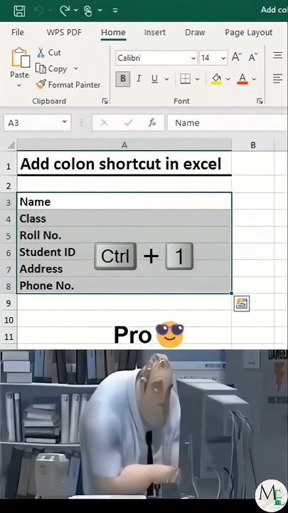 Add colon shortcut in excel #exceltutorial #exceltips #exceltricks #spreadsheets - YouTube