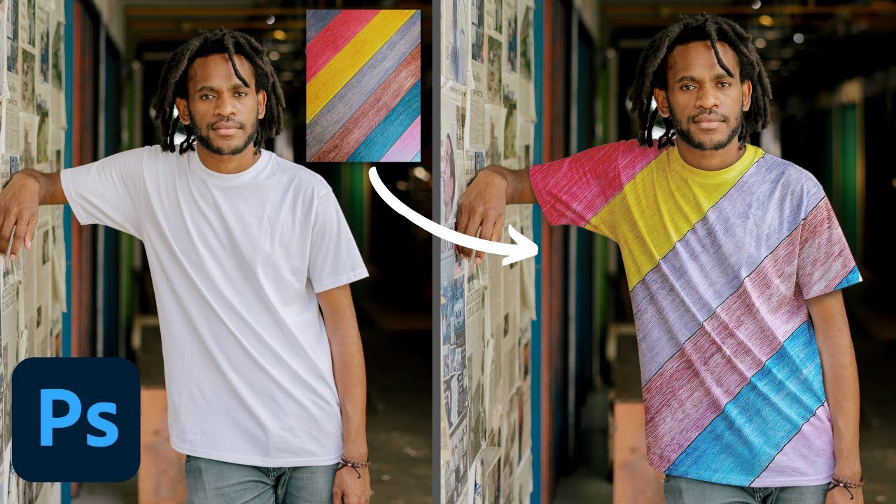 How to add realistic patterns to clothes in photoshop (using ...