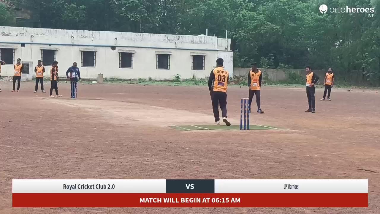 Royal Cricket Club 2.0 vs JP Warriors Live Cricket Match | SANSKRIT ...
