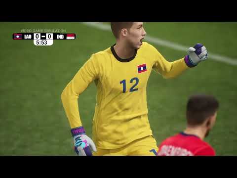 EFOOTBALL INDONESIA VS LAOS GAMEPLAY