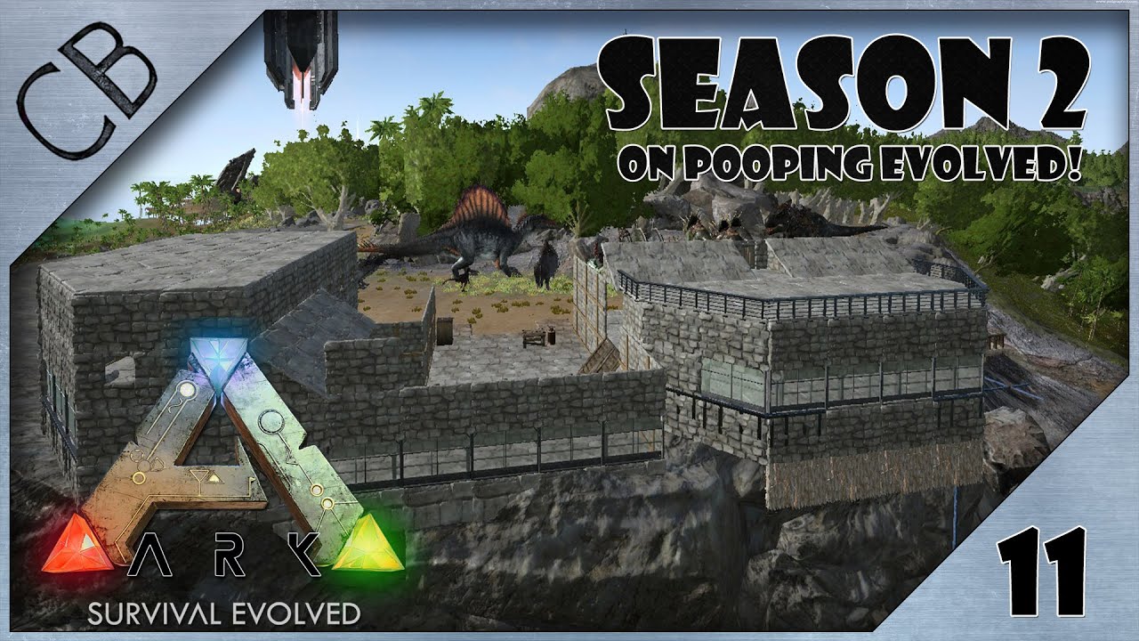 ARK: Survival Evolved - Main Base Build Part 1! - S2Ep11 - YouTube