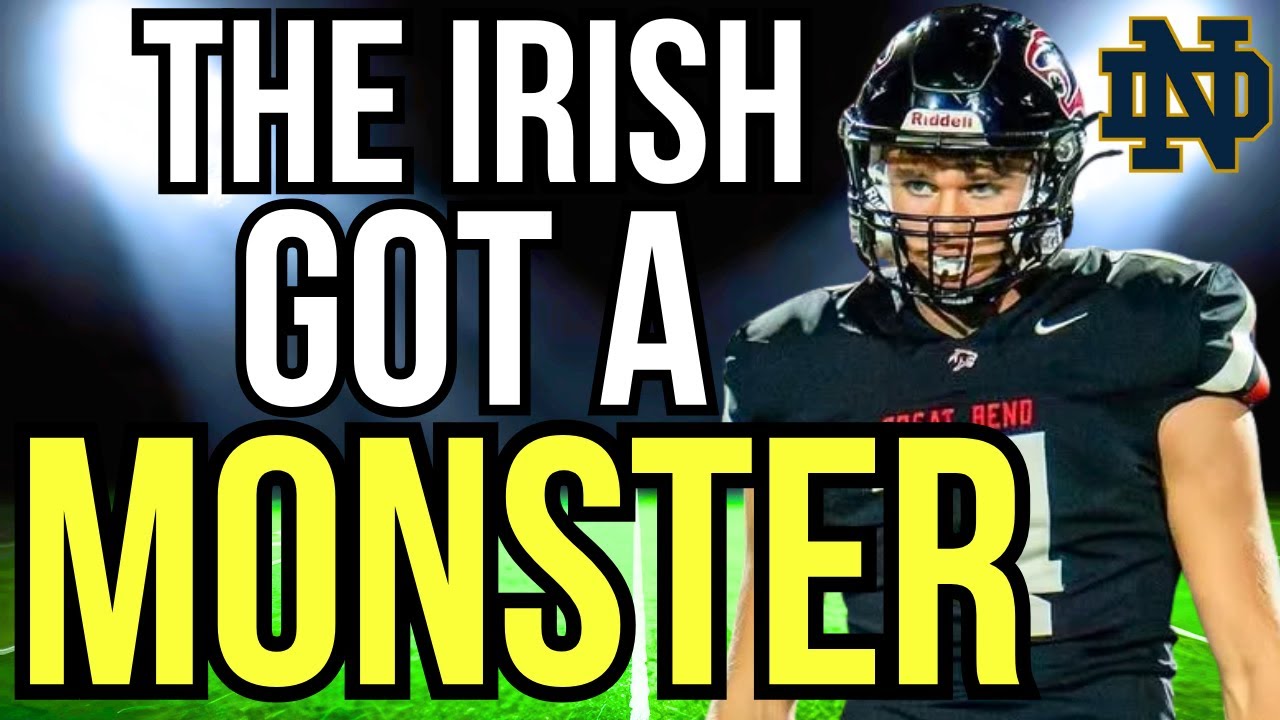 Ian Premer Is A MONSTER | 5⭐️ Notre Dame Fighting Irish Tight End ...