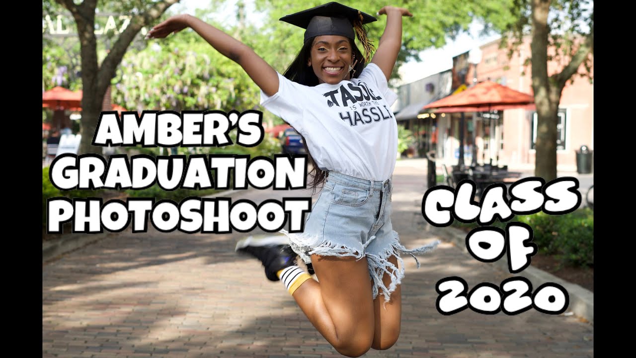 AMBER'S 2020 GRADUATION PHOTOSHOOT VLOG!! - YouTube