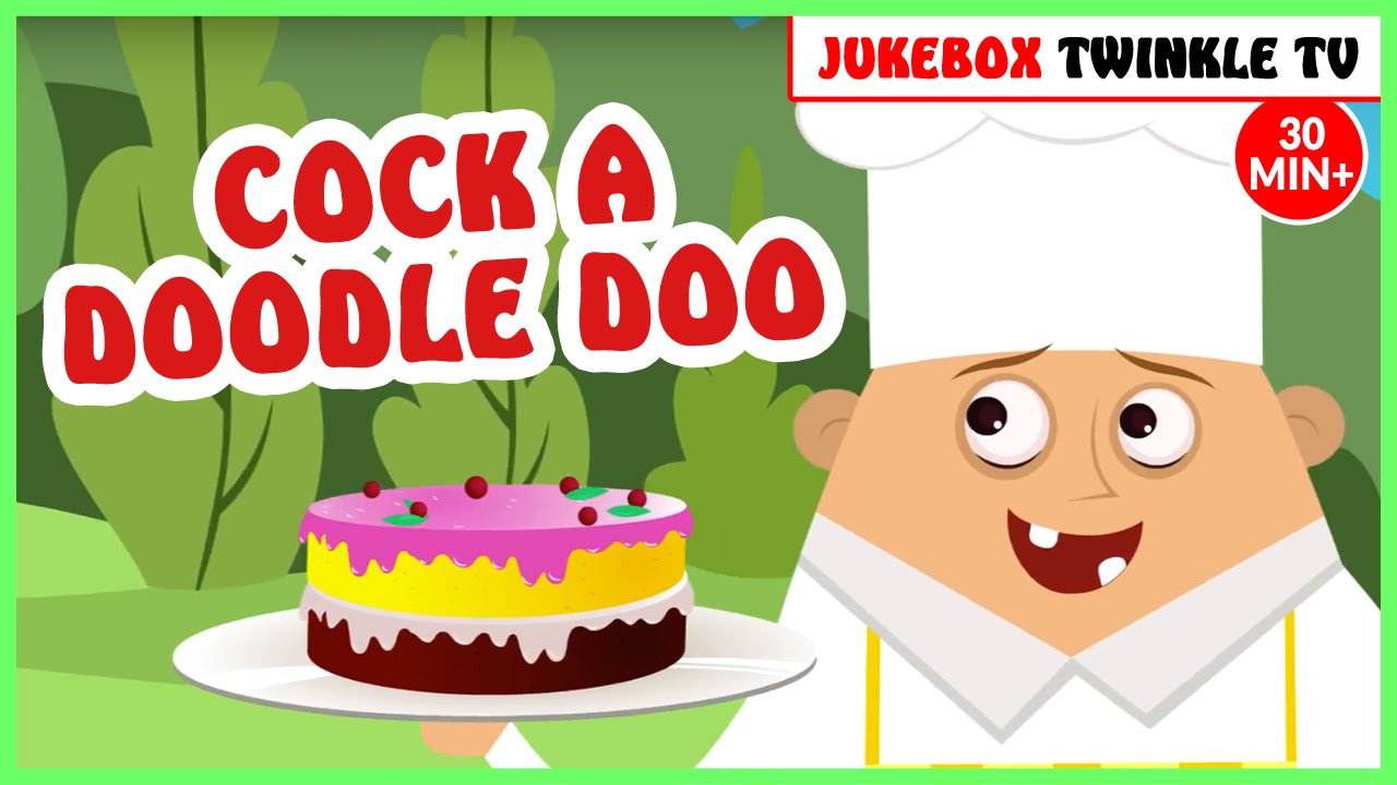 Cock a Doodle Doo Nursery Rhyme with Lyrics | Baby Rhymes Collection ...