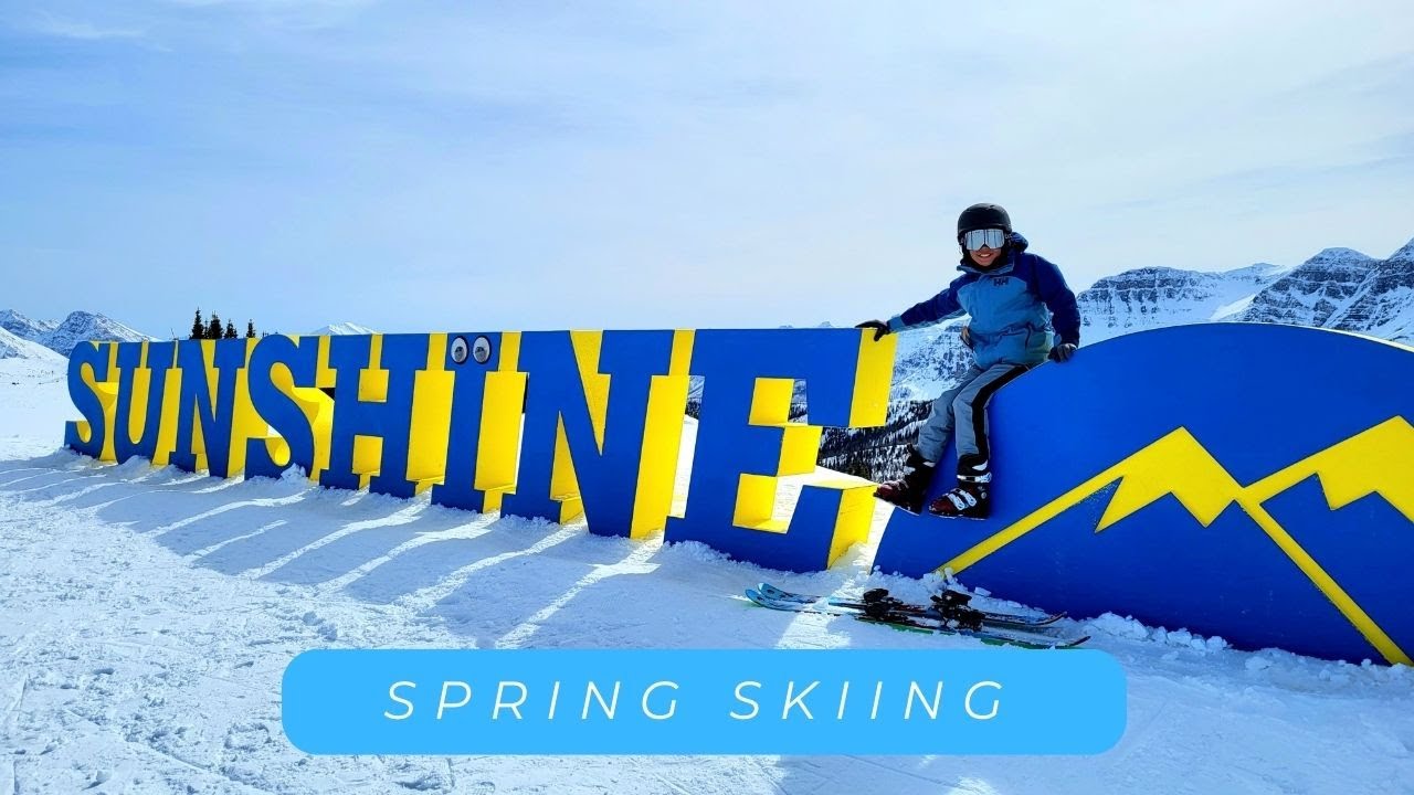 Spring Skiing at Sunshine Village, Banff Alberta - YouTube