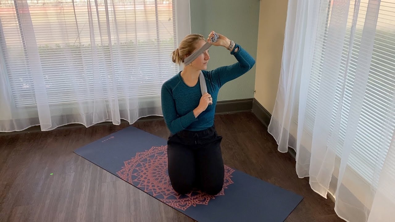 Neck Stretch: SNAG - YouTube
