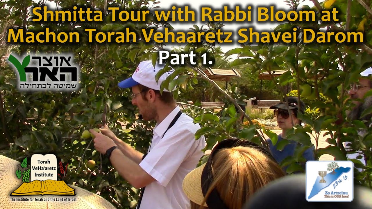 Shmitta Tour with Rabbi Bloom at Machon Torah Vehaaretz Shavei Darom ...