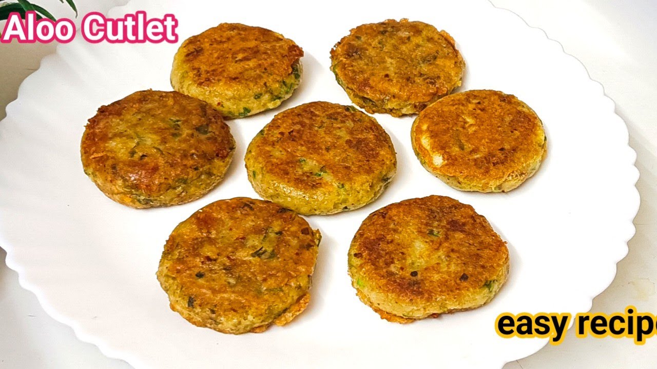 Crispy Aloo Cutlet Recipe,Aloo Kabab Recipe,Potato Snacks Recipe ...