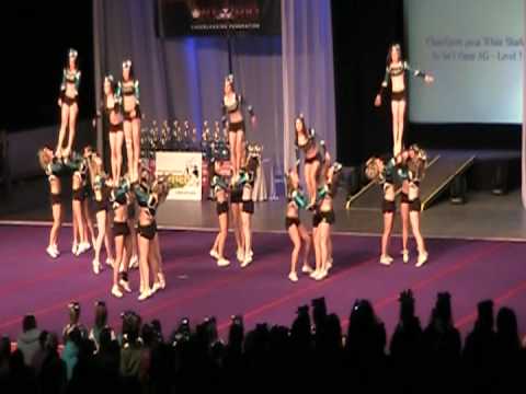 CheerSport Great White Sharks: World's Routine - YouTube
