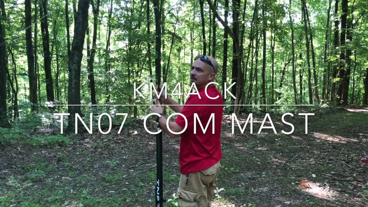 TN07 Portable Antenna Mast - Quick Review - YouTube
