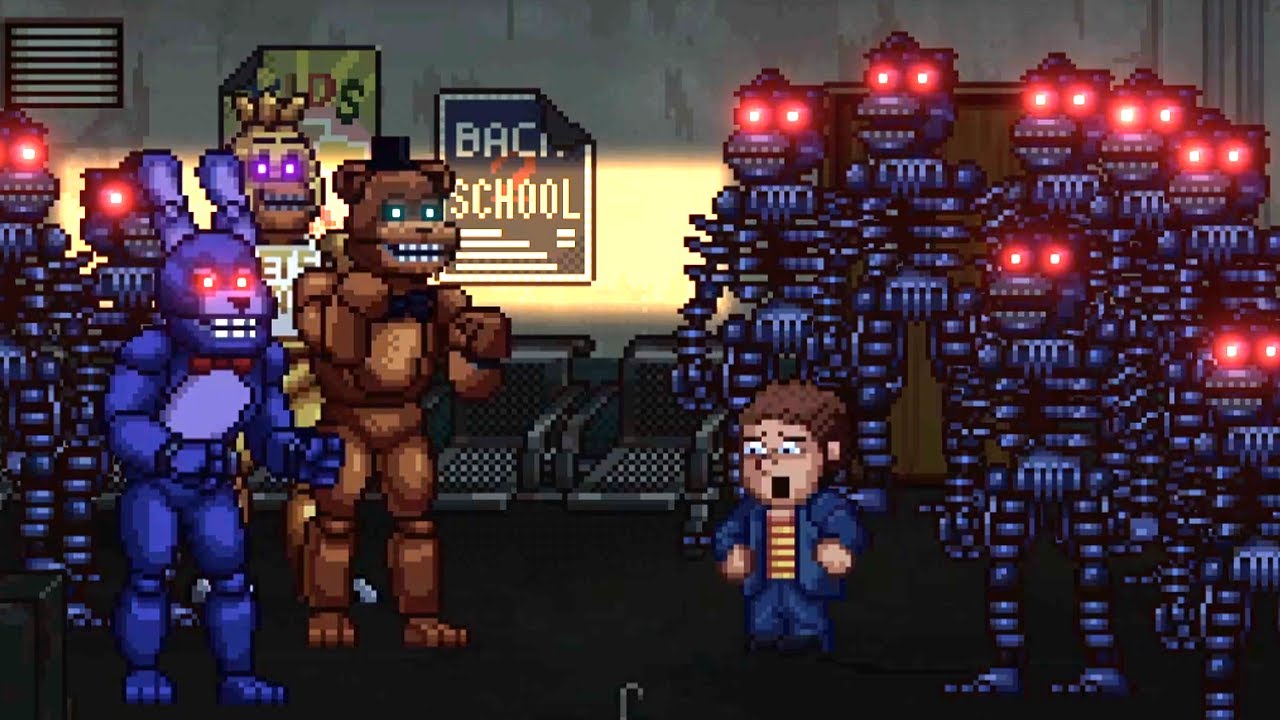 OSWALD vs BULLY in FNAF Into The Pit - YouTube