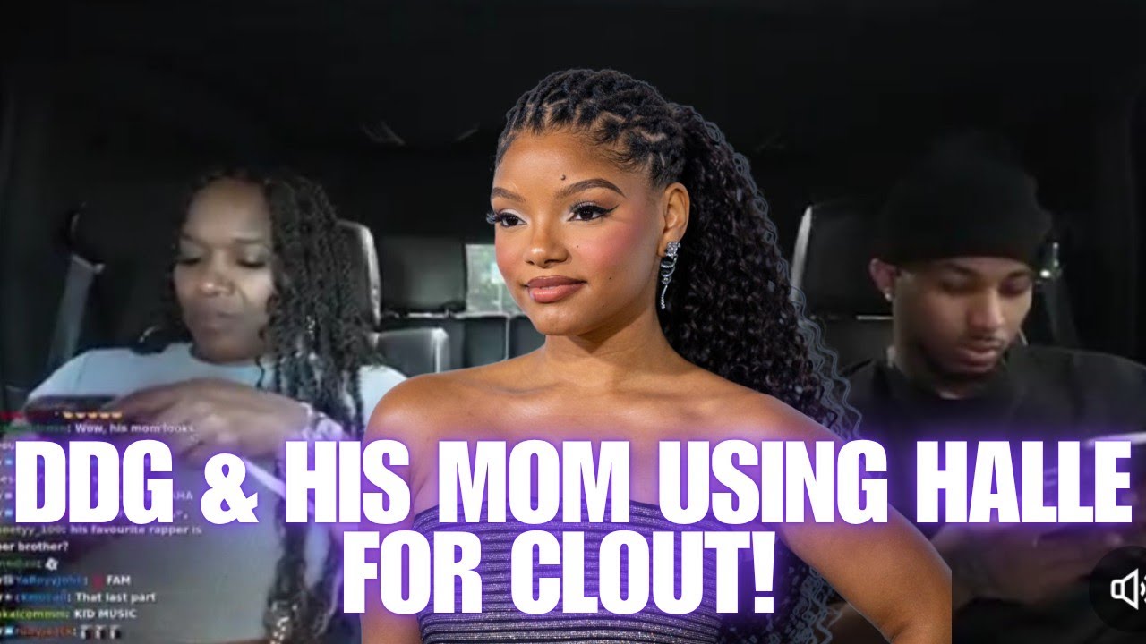 DDG & His Mom Shades Halle During Livestream For Views ! - YouTube