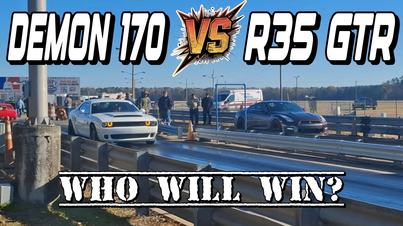 Demon 170 vs. Nissan R35 GTR - YouTube