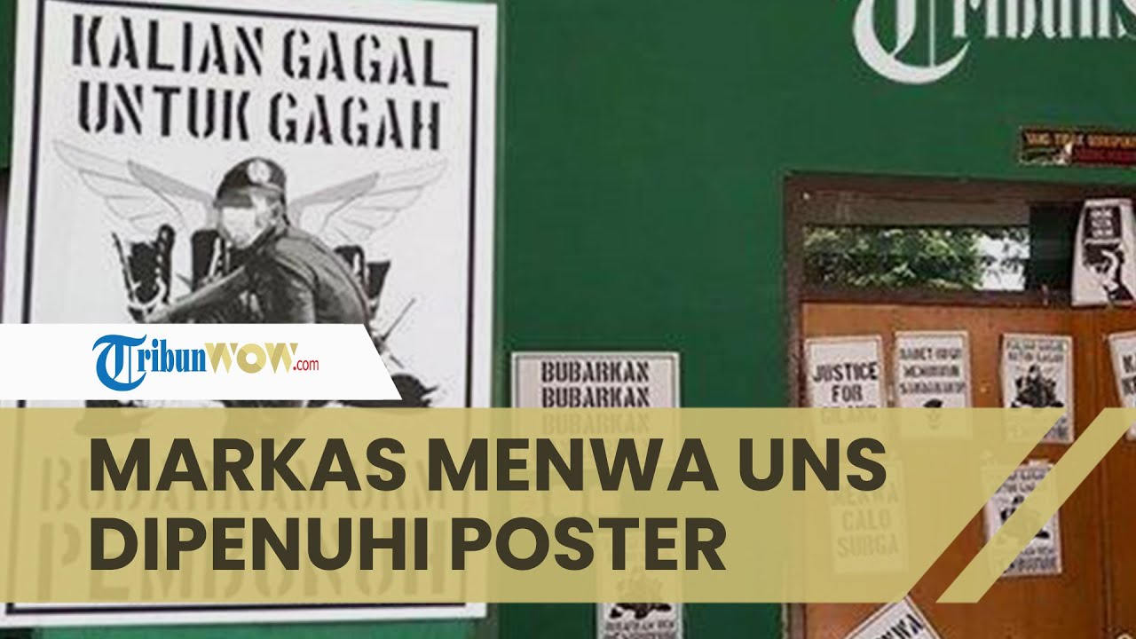 Akibat Terus Bungkam, Markas Menwa UNS Dipenuhi Poster Tuntutan ...