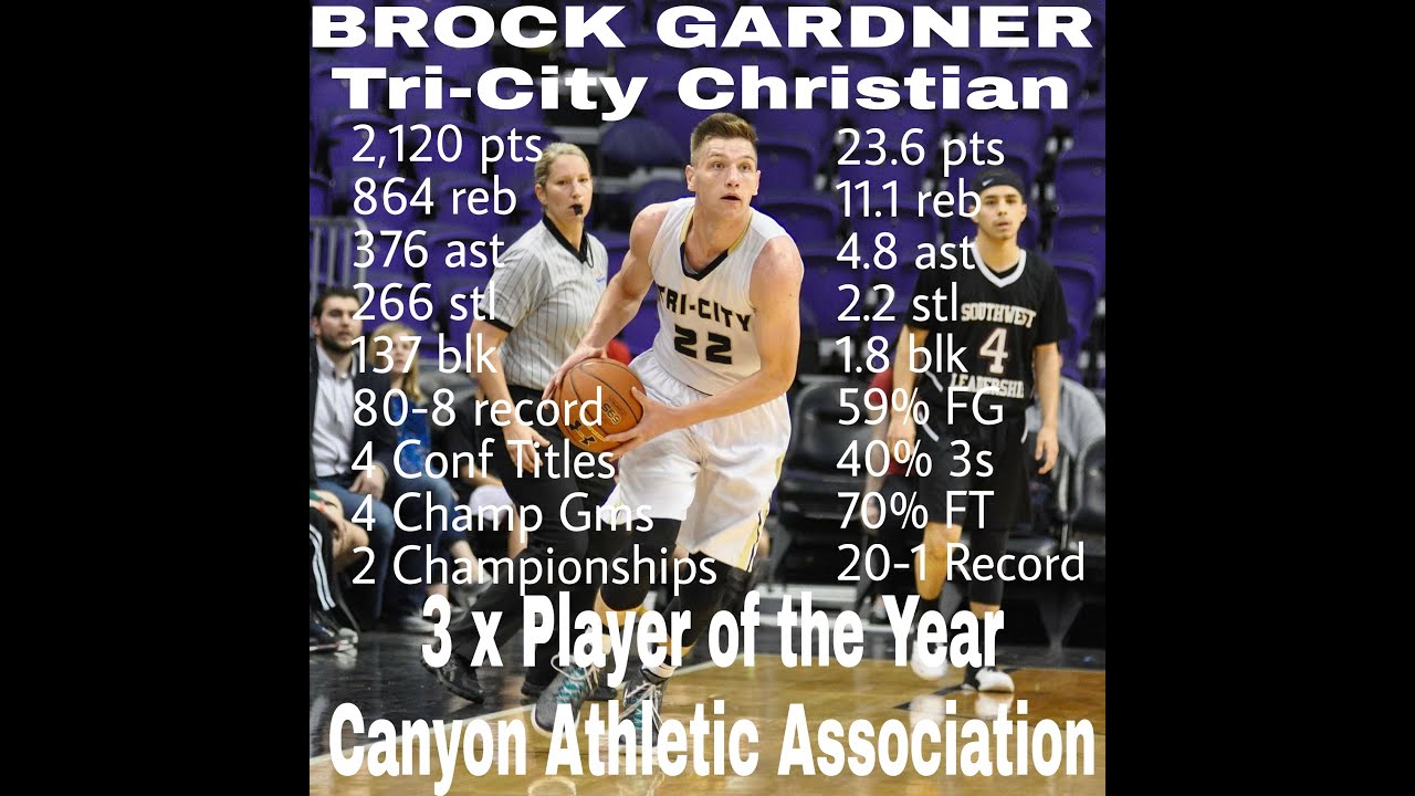 Brock Gardner Senior Year Highlights - YouTube