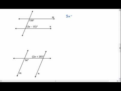 Geometry 3.3 (2 of 4) Proving Parallel Lines.mp4 - YouTube