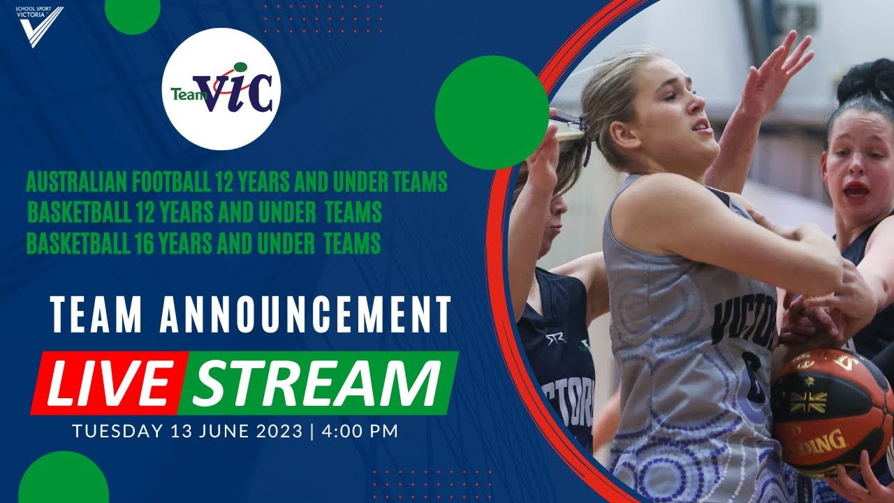 🔴 LIVE: Six Team Vic Teams Announced - YouTube