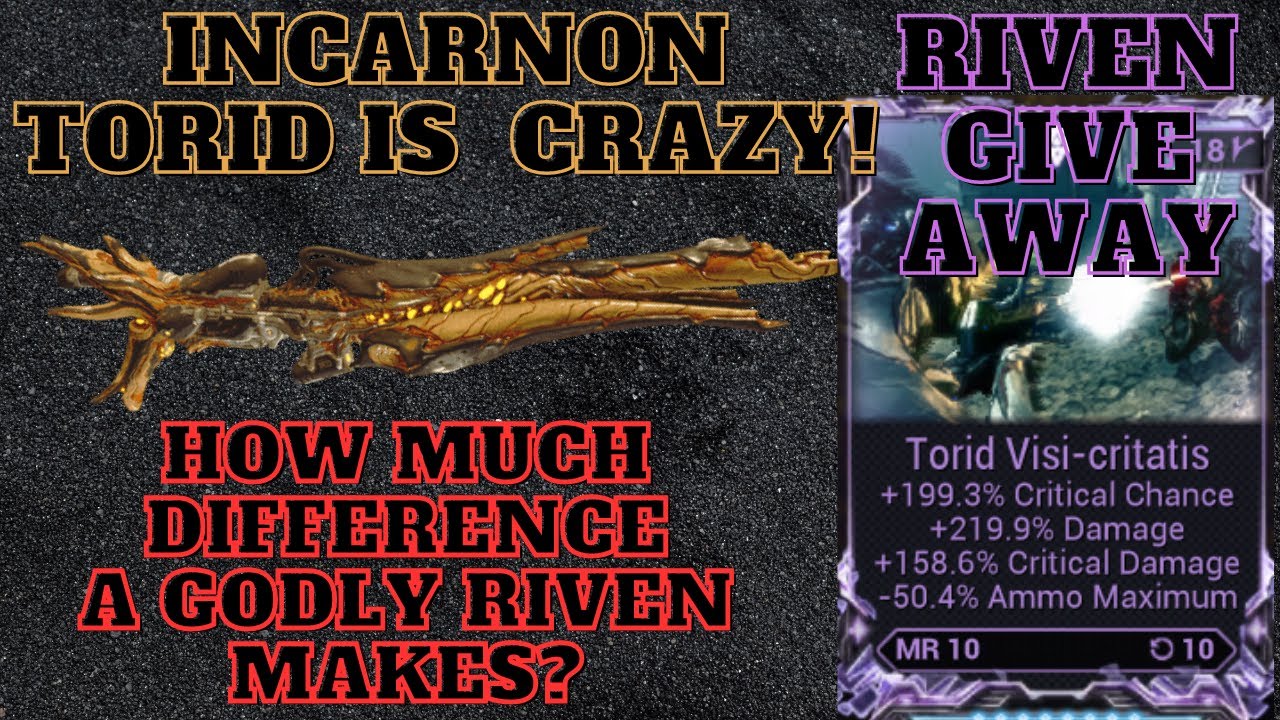 This Warframe Incarnon Torid Build with Riven Is so BROKEN !! - YouTube