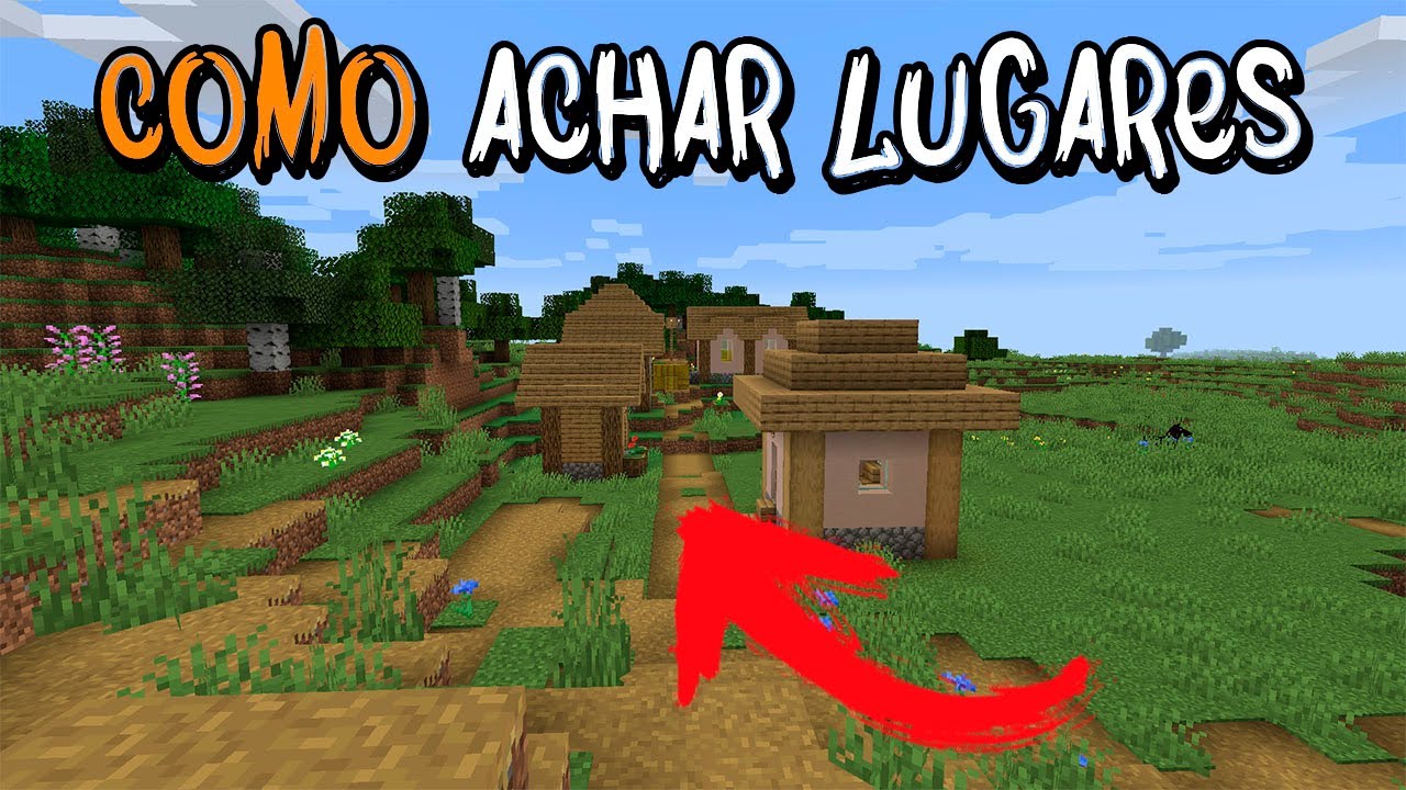 Como achar lugares no Minecraft (Vila, templos, Chunck de Slime, Biomas ...
