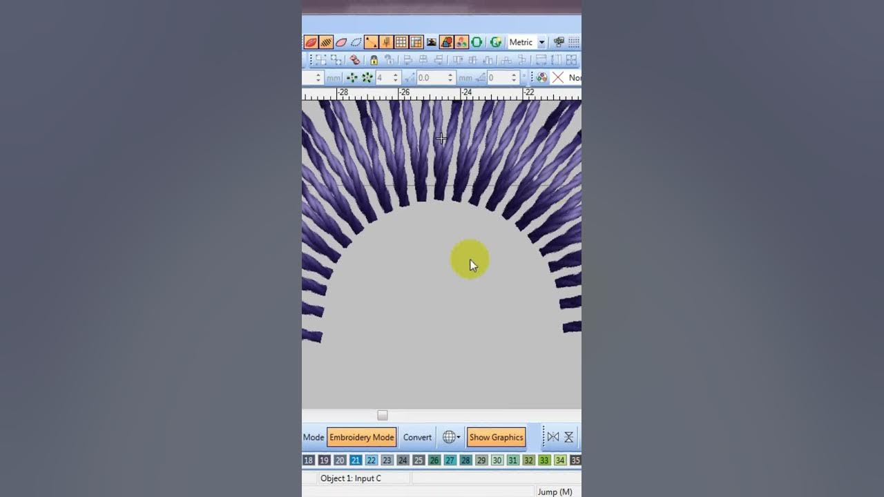 Fractional Spacing pada Wilcom E2 - YouTube