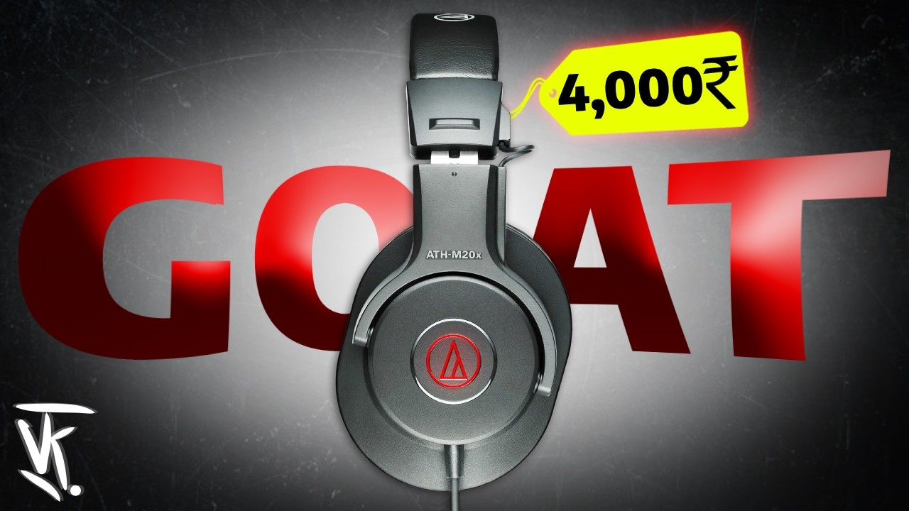 My Budget GOAT Studio headphones (Audio Technica ATH-M20X Review) - YouTube