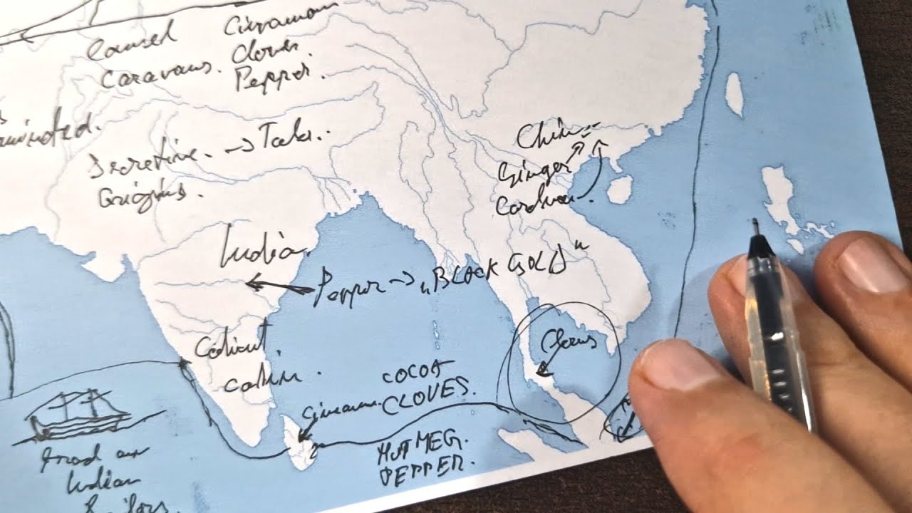 ASMR maps: The first SPICE routes origins from Asia to Europe | ASMR ...