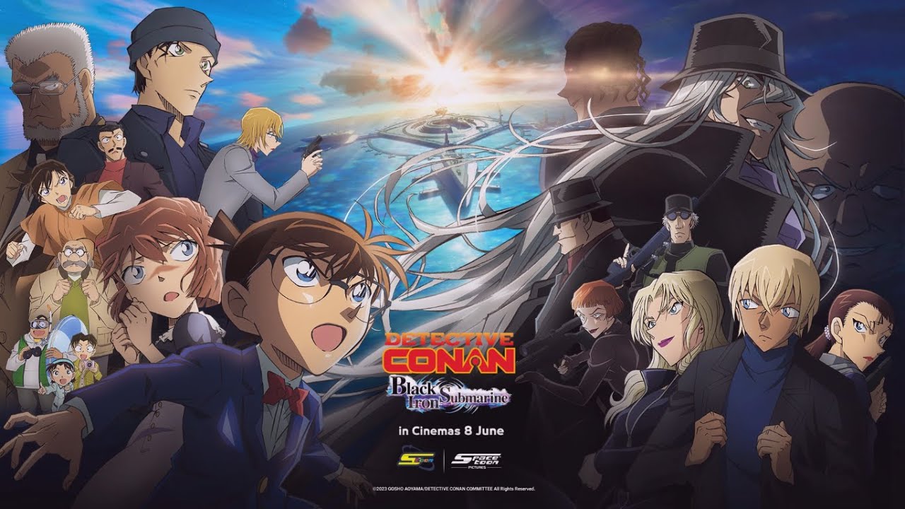 Spacetoon Pictures | Detective Conan: The Black Iron Submarine 8-June ...