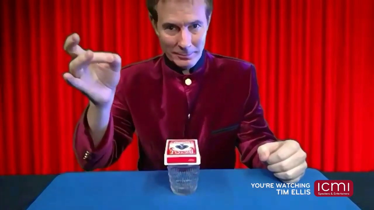 Corporate Entertainer, Magician - Tim Ellis - Virtual Magic - YouTube