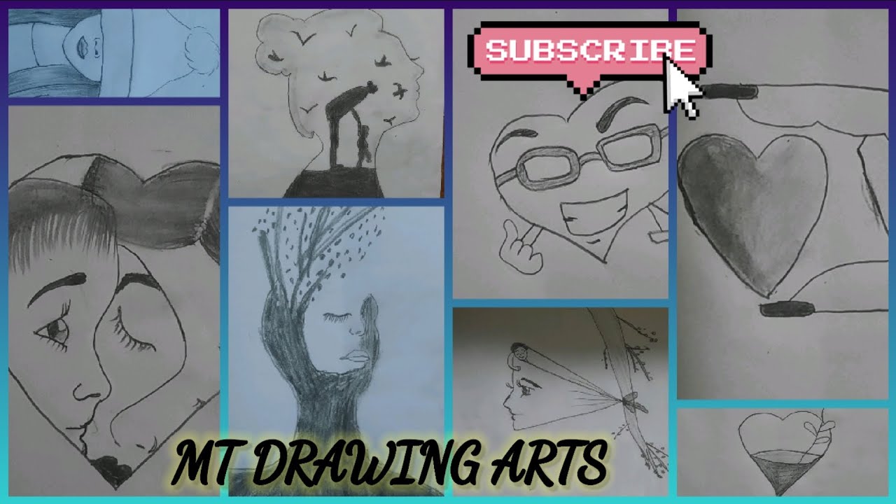 8 beautiful and amazing drawing ideas || easy drawing step by step step ...