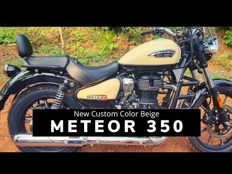 Royal Enfield Meteor 350 Supernova New Custom Color 2020 | Meteor 350 ...