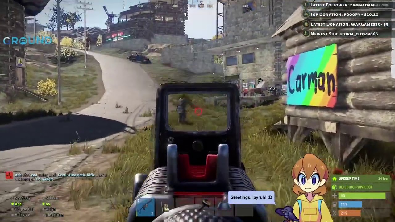 Ash mercs for scraps | OTV & Friends Rust | Ash_on_LoL plays Rust - YouTube