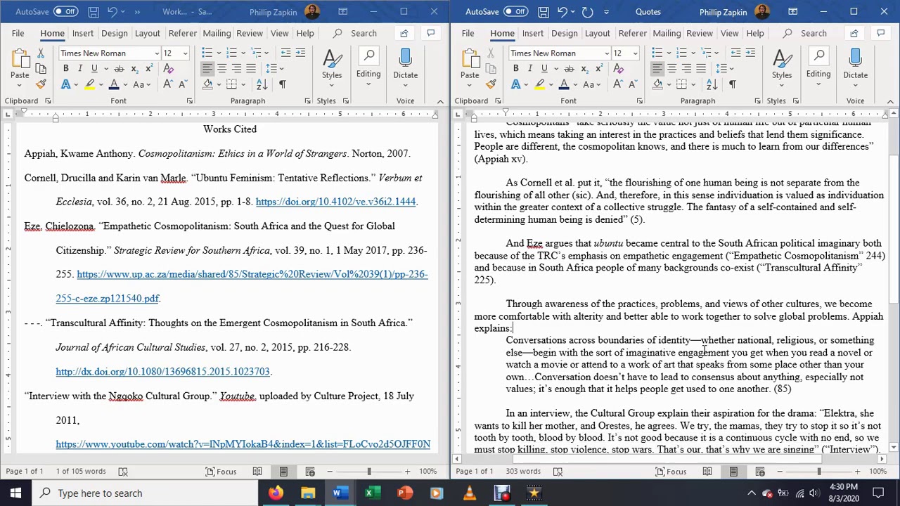 Citing and Attributing Quotes in 8th Edition MLA Format--Writing Notes ...