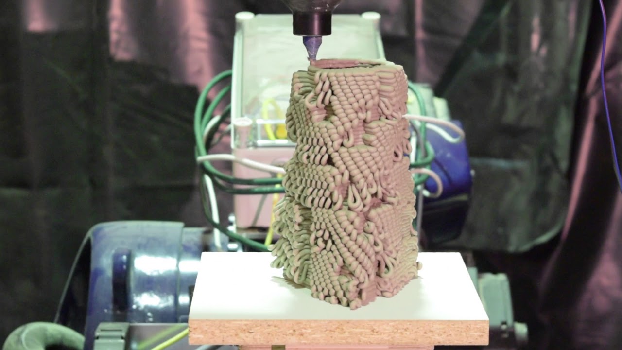 Robotic Clay Extrusion - YouTube