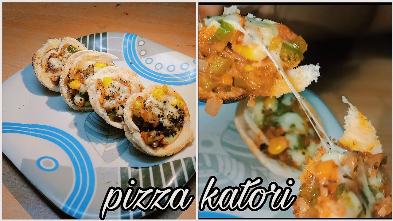 Katori pizza recipe - घर में बनाए एकदम unique snack | how to make ...