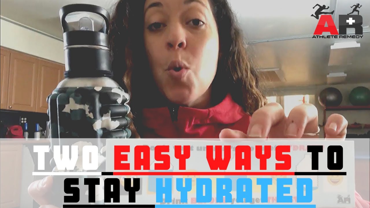 2 Easy Ways To Stay Hydrated | Athlete Hydration Tips - YouTube