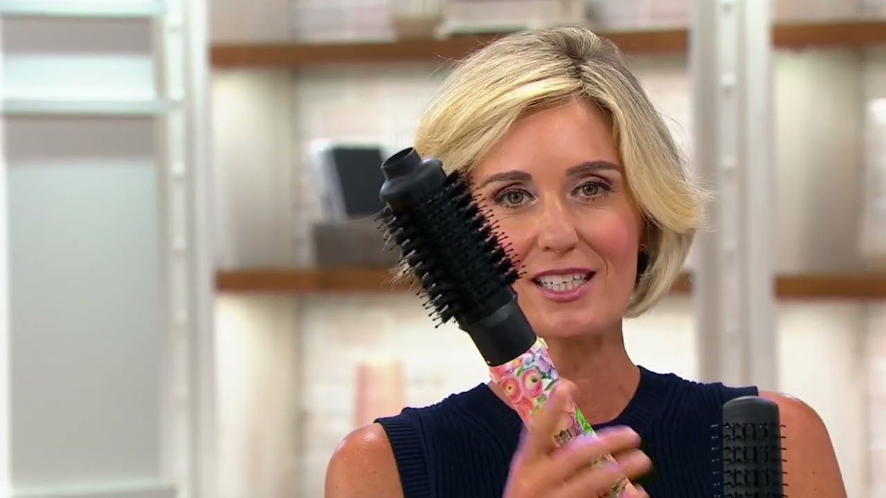 Calista StyleDryer Volumizing Blowout Brush on QVC - YouTube