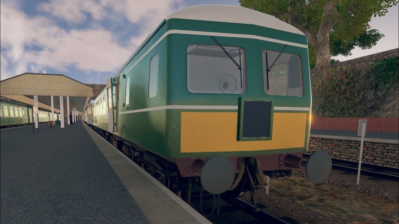 Diesel Railcar Simulator: Class 126 - Inter City Down 138 - YouTube