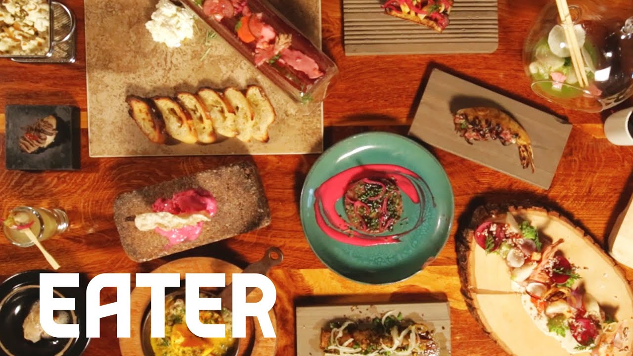 16 Courses in 60 Seconds at Scratch Bar - 60 Second Tasting Menu - YouTube