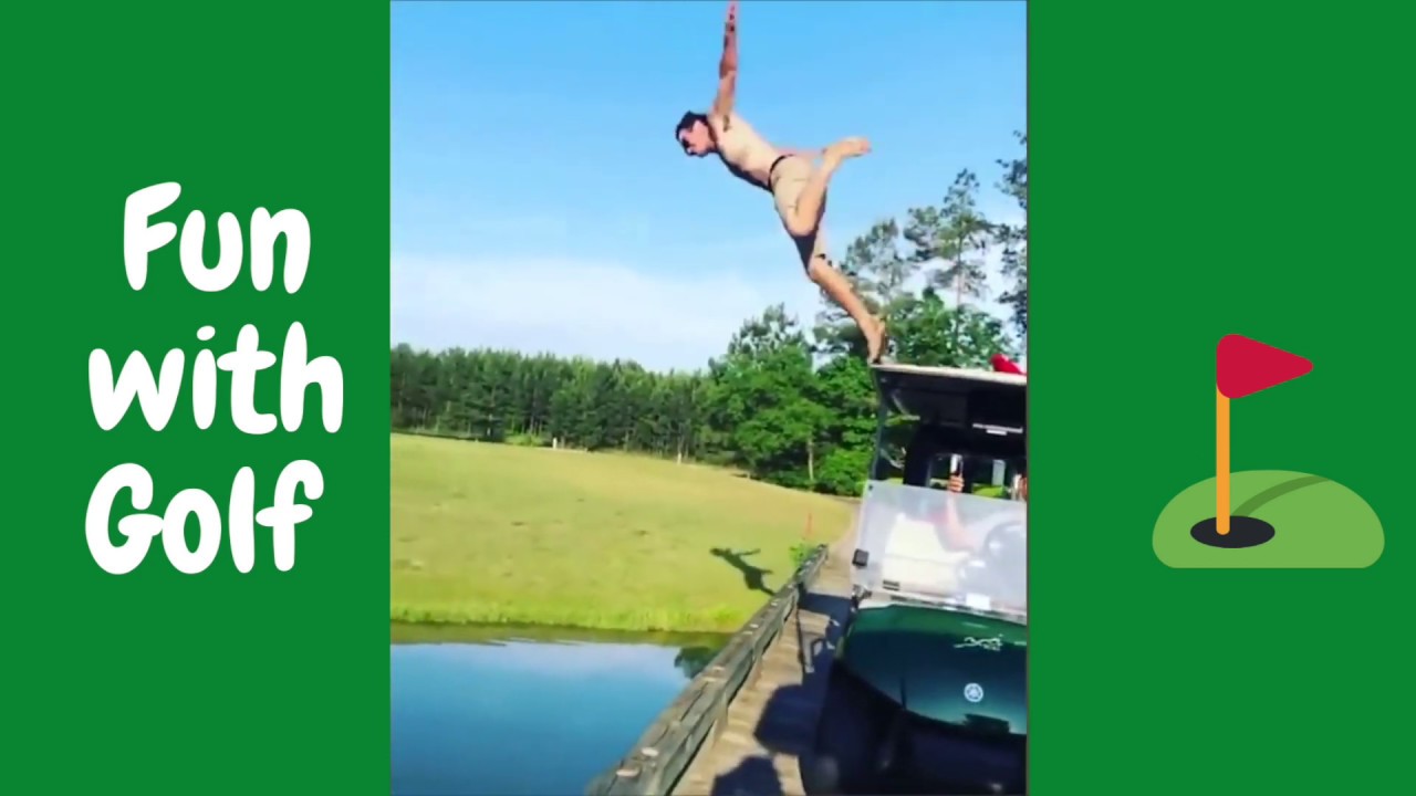 playing golf is fun and not easy as it looks | fun with golf #4 - YouTube