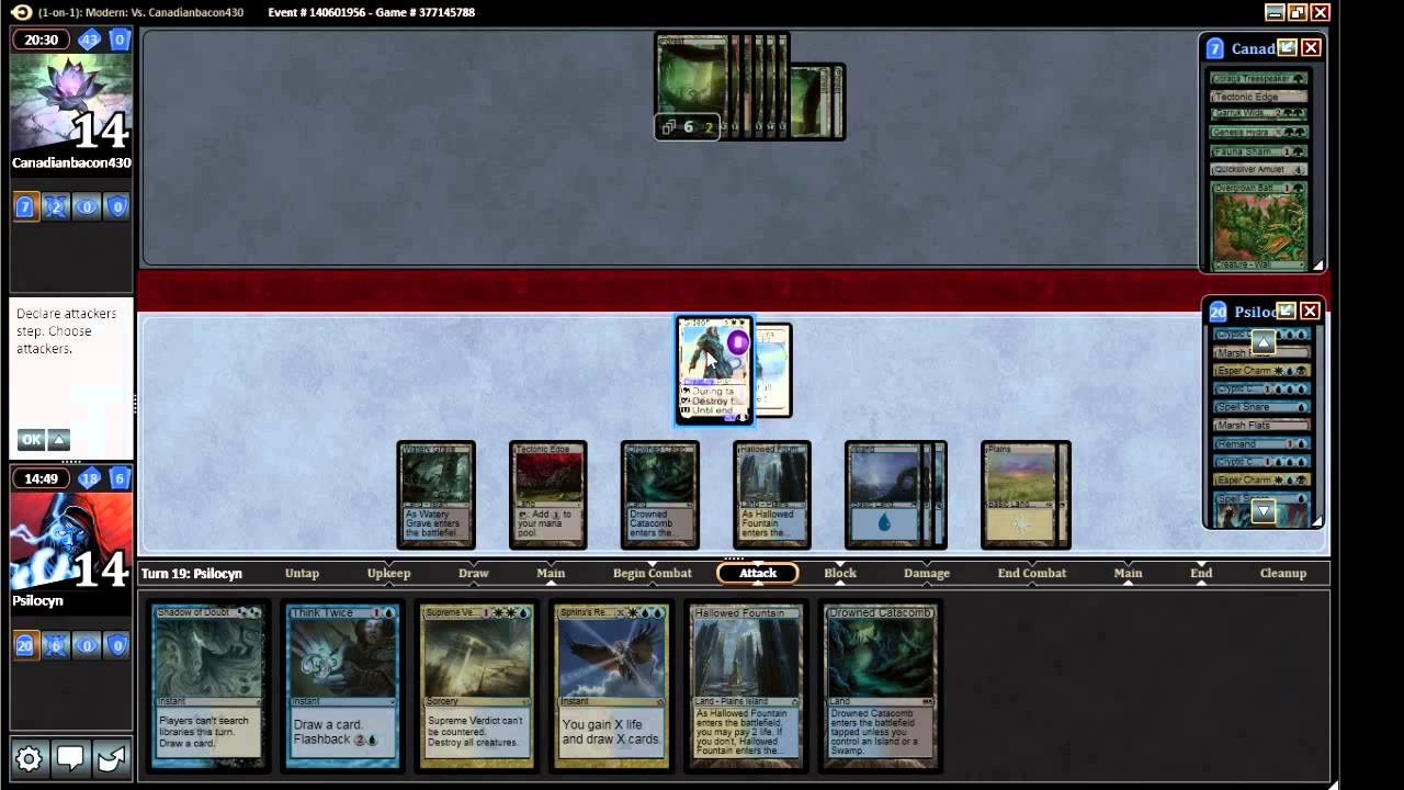 Misplayed: Modern Esper control vs Ramp Green - YouTube