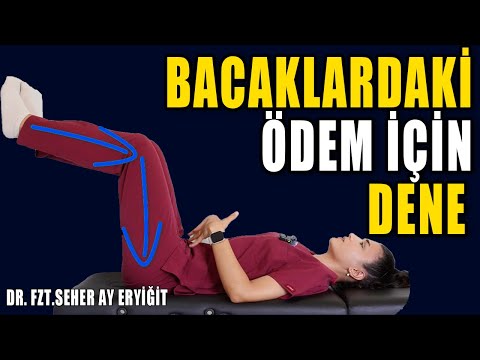 BACAKLARDAKİ ÖDEM İÇİN 3 ETKİLİ EGZERSİZ #fizyoterapi #aktifizyo #ödem
