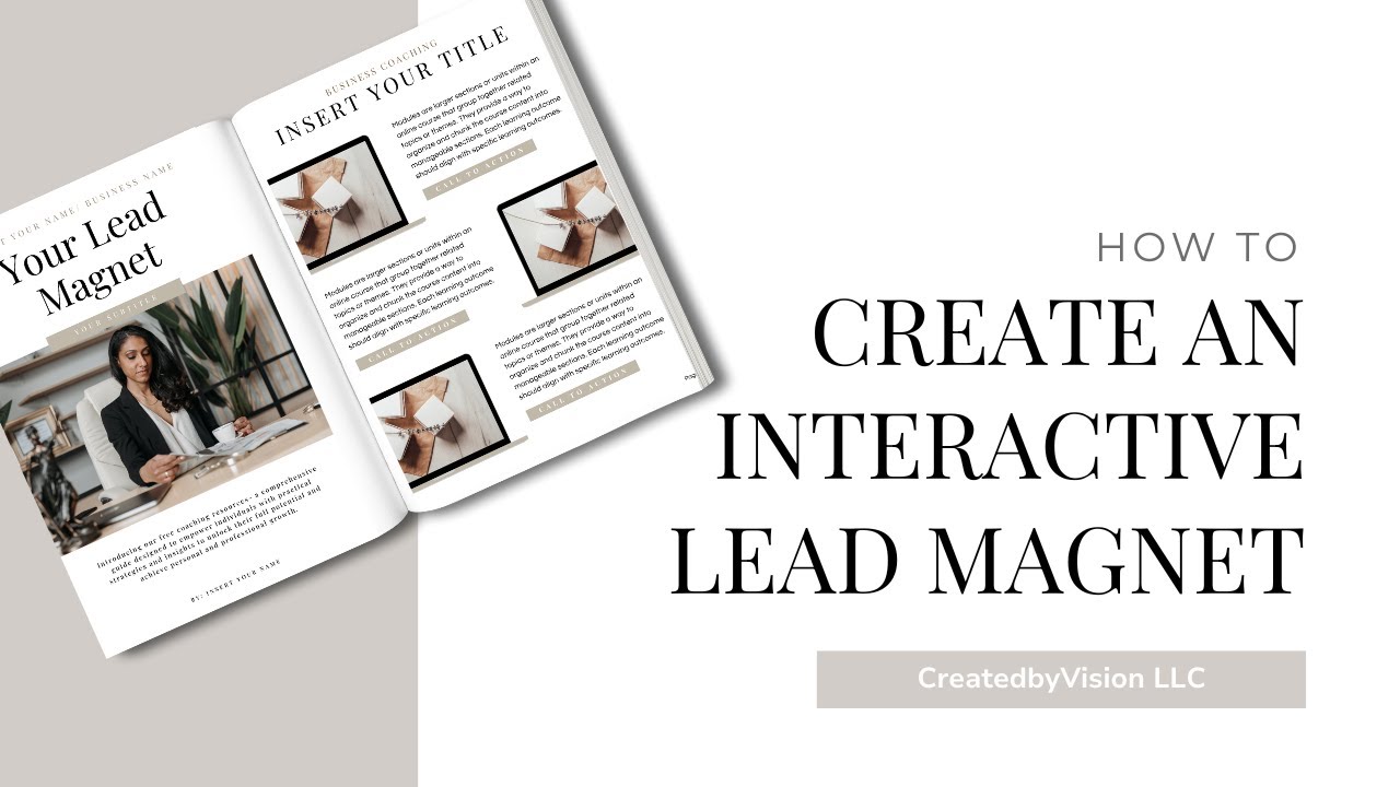 How to Create an Interactive Lead Magnet Using CANVA, FlippingBook, and ...