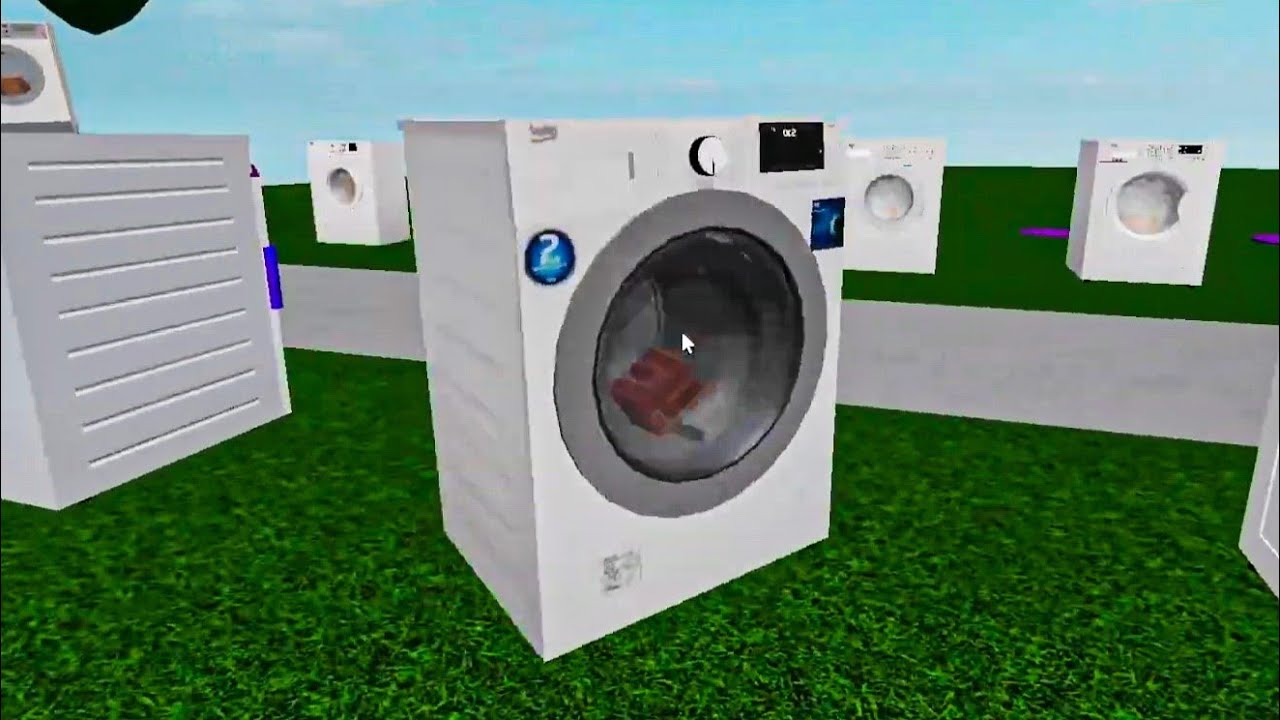 Beko SteamCure vs. Bricks 😵| Beko Inverter Washer Destruction Roblox ...