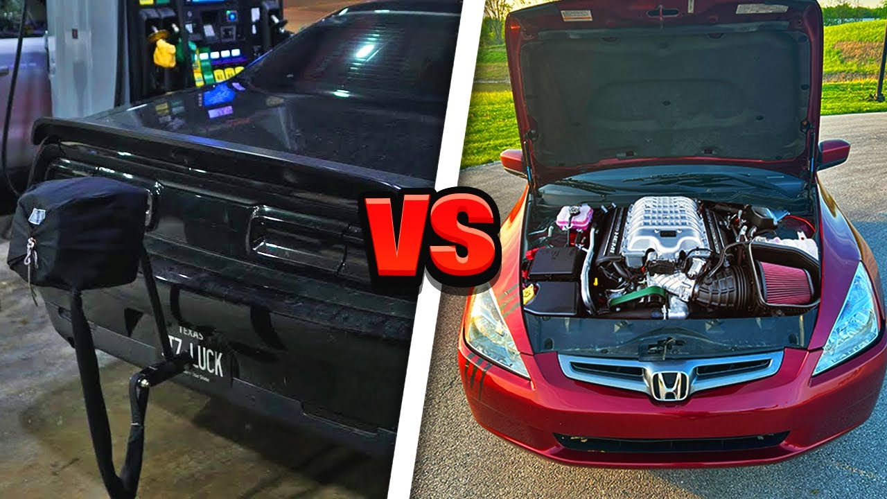 Race the Hellcord @BOOSTEDLUCKEY - YouTube