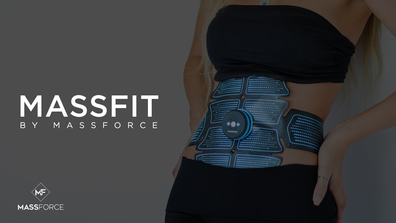 Massfit - The Most Powerful Abdominal Belt By Massforce - YouTube