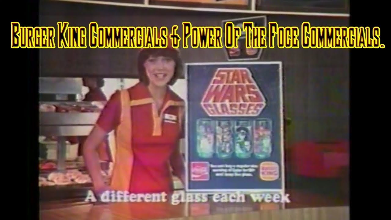 Star Wars Burger King & Power Of The Force Commercials - YouTube