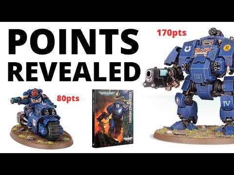 Space Marine Codex POINTS REVEALED – How Much for Improved Marines in 11th Edition?