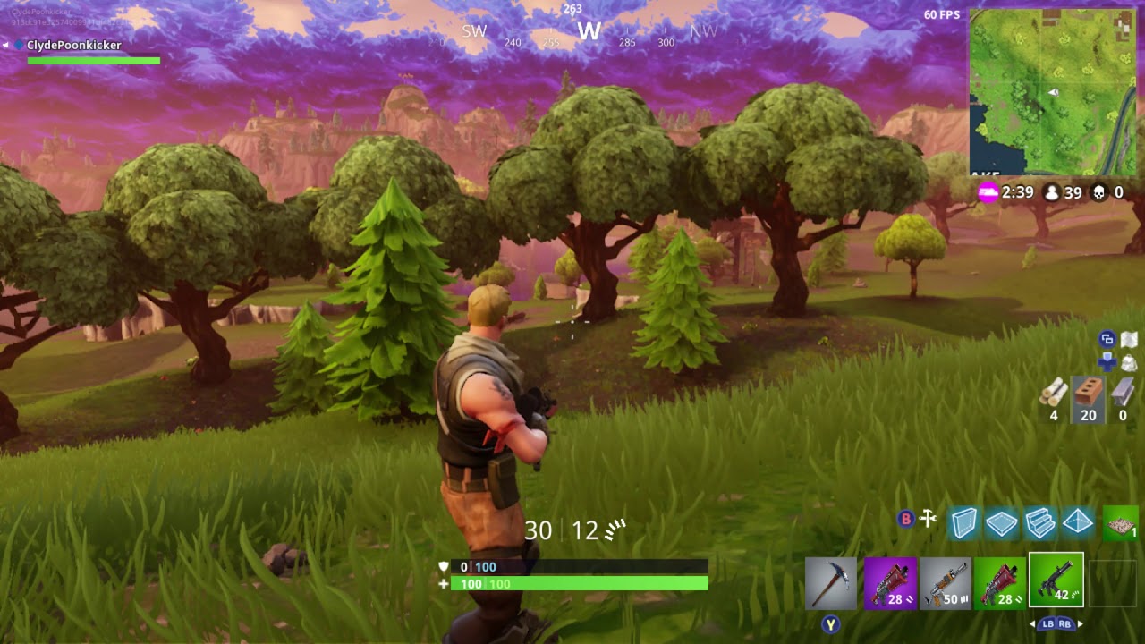 FORTNITE Gameplay 16th Place (Max Graphics) - YouTube