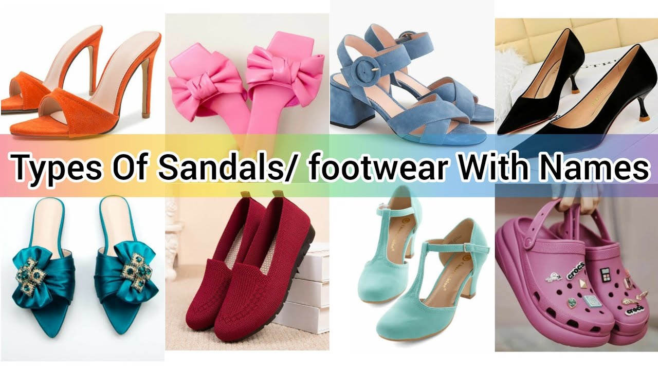 Sandals With Names|| #2025 Stylish and Comfortable Footwear Collection ...
