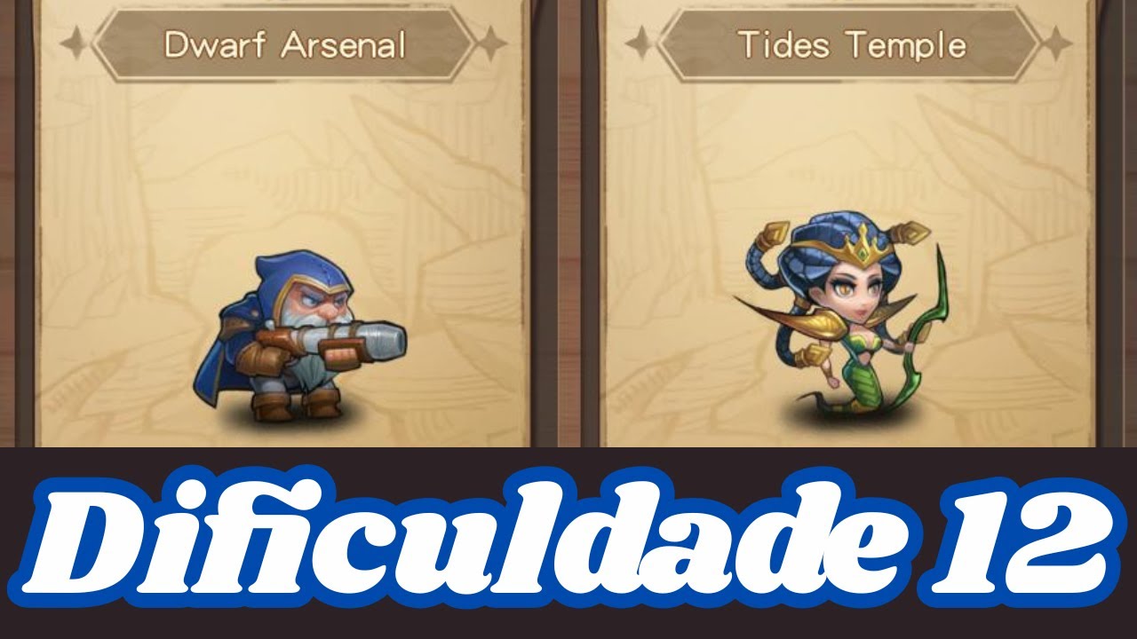 CRYSTAL LEGENDS: COMO FAZER DWARF ARSENAL E TIDES TEMPLE NA DIFICULDADE ...